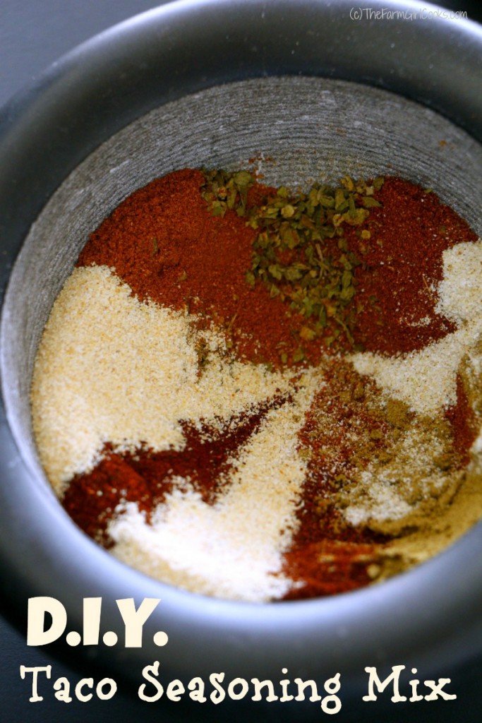 Diy Taco Seasoning Mix Thefarmgirlcooks