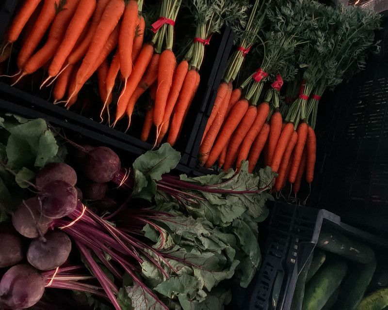 Summer Veggie Pasta with Creamy Pesto - TheFarmGirlCooks